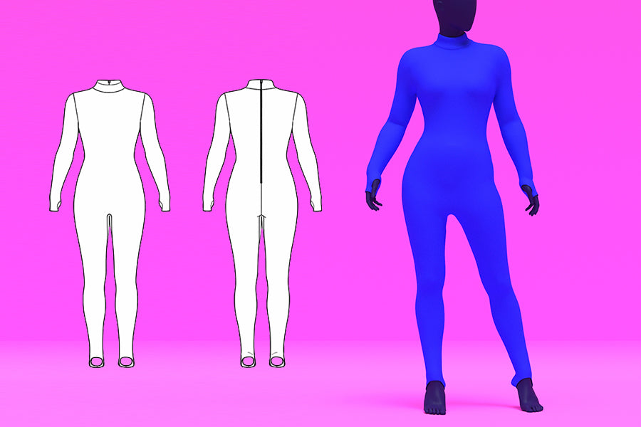 How to Sew a Catsuit Sewing Pattern for Drag Queens – Katkow