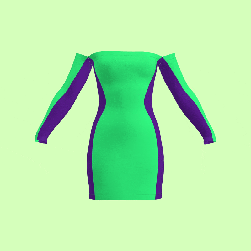 Off-Shoulder Snatched Dress Sewing Pattern (XS-4X) PDF For Drag Queens ...