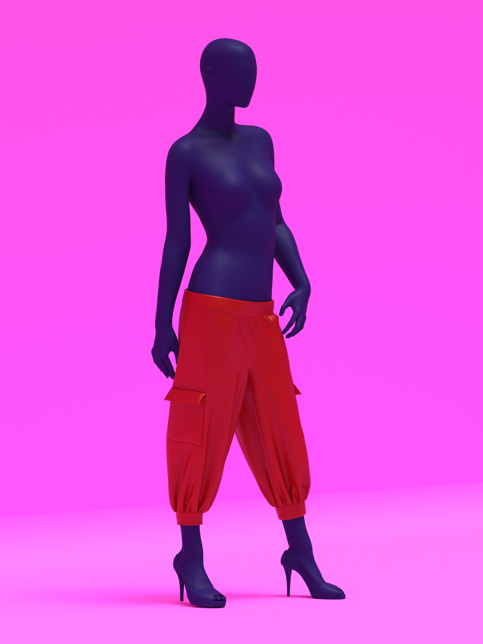 Baggy Low-Rise Capri Pants Sewing Pattern (XS-4X) For Drag Queens – Katkow