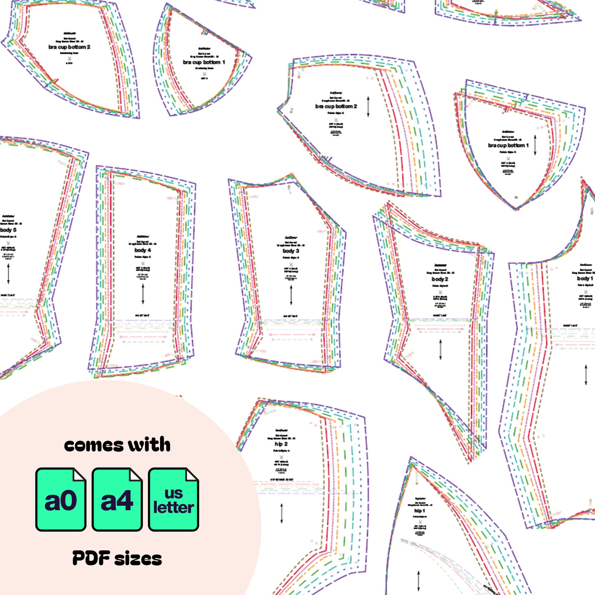 Bat Overbust Corset Sewing Pattern For Halloween Drag Queens – Katkow
