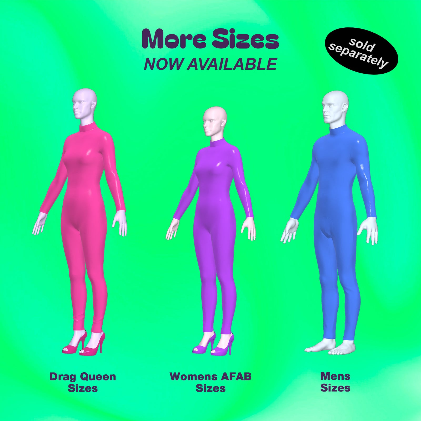 Catsuit Sewing Pattern (Sizes XS-4X) – Katkow