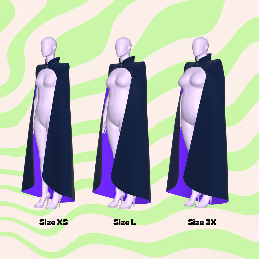 How To Sew A Pointed Shoulder Cape For Cosplay – Katkow