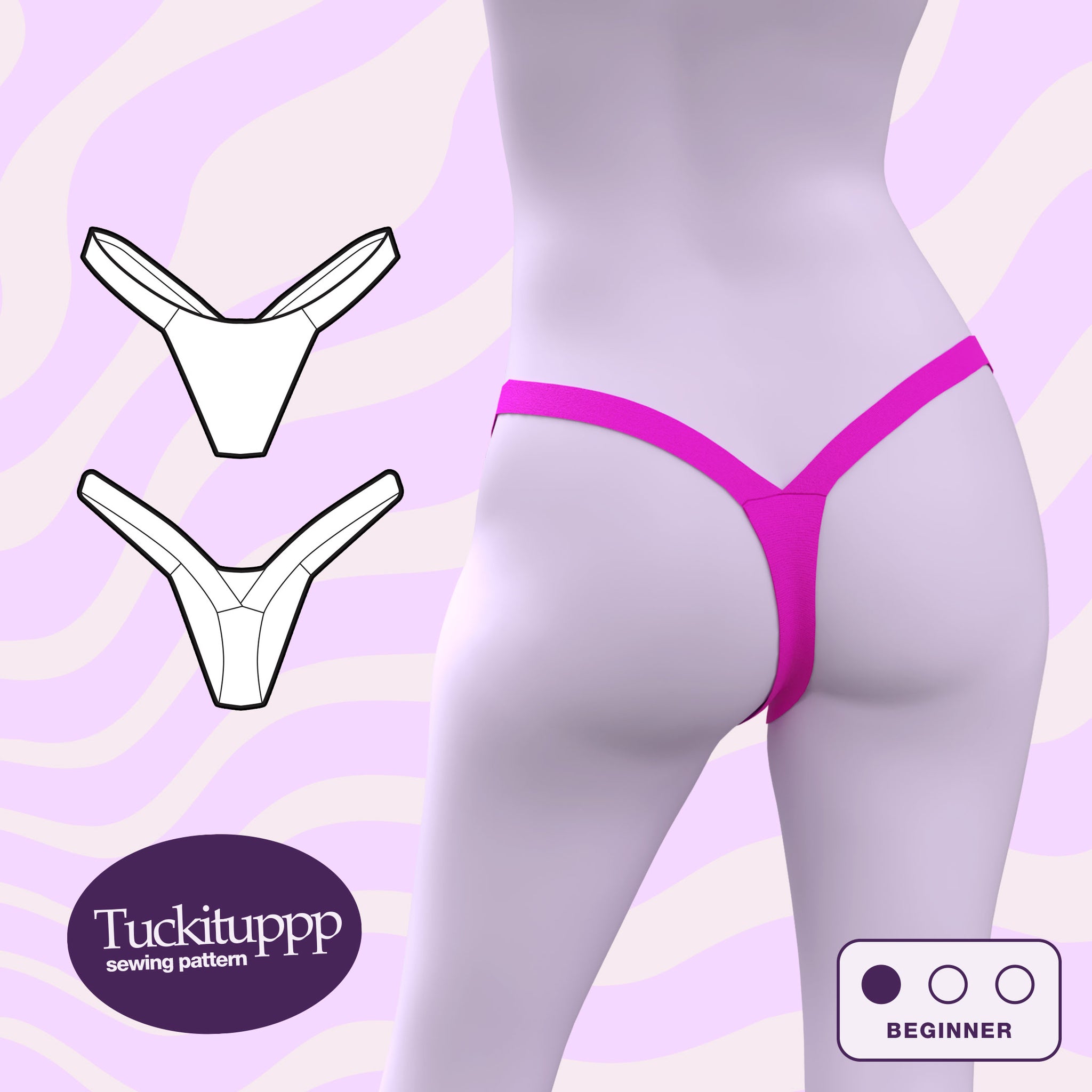 Joy Tucking Gaff Sewing Pattern PDF For Drag Queens and Trans Women – Katkow