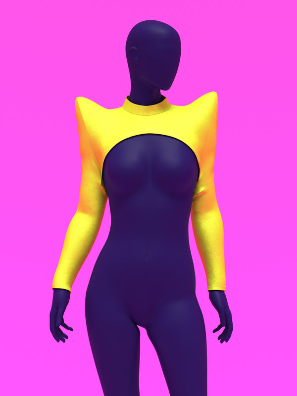 Pointed Shoulder Shrug Sewing Pattern (Sizes XS-4X) – Katkow