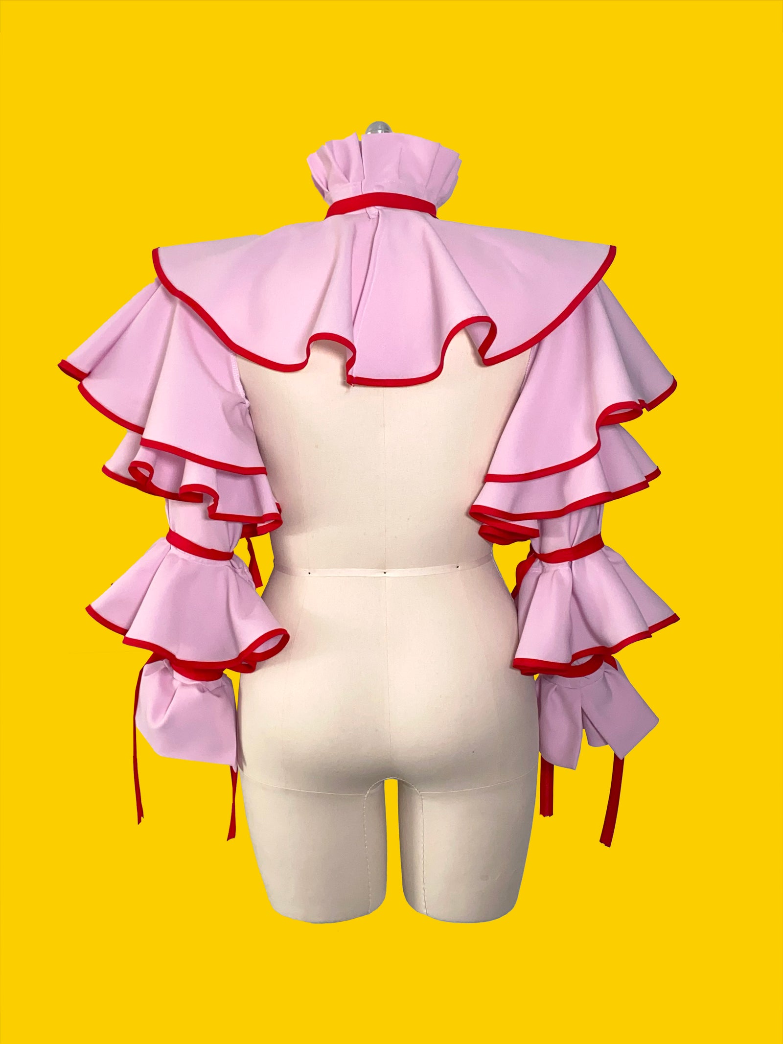 Clown Ruffle Shrug Sewing Pattern Drag Queen Halloween Costume – Katkow