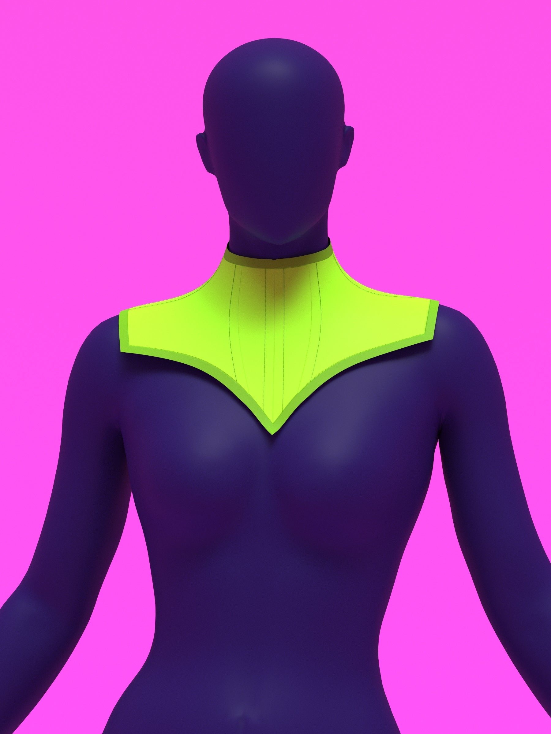 Extended V Pointed Shoulder Corset Harness Sewing Pattern – Katkow