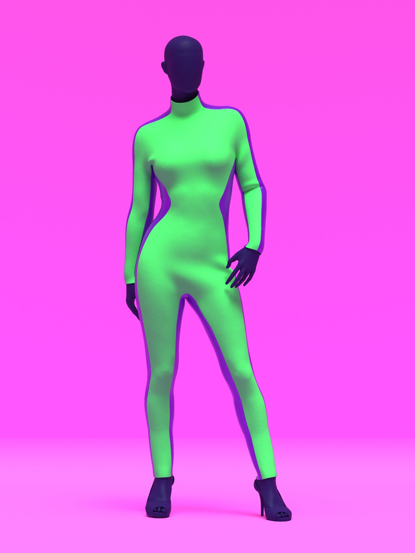 Snatched Catsuit Bodysuit Sewing Pattern (Sizes XS-4X) – Katkow