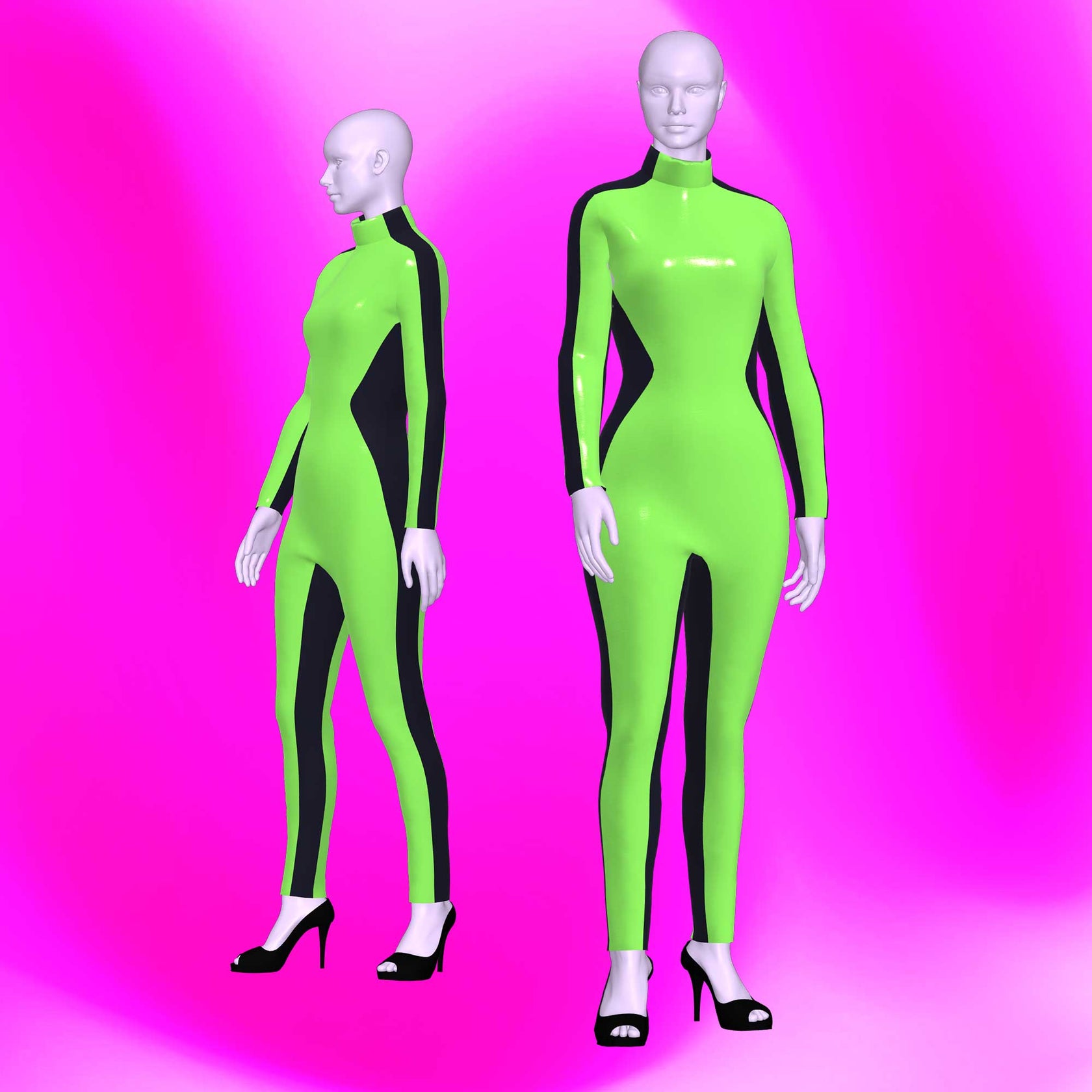 Snatched Catsuit Bodysuit Sewing Pattern (Sizes XS-4X) – Katkow