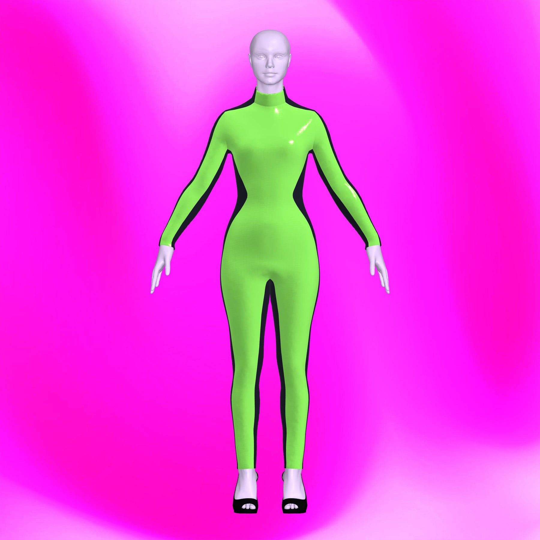 Snatched Catsuit Bodysuit Sewing Pattern (Sizes XS-4X) – Katkow