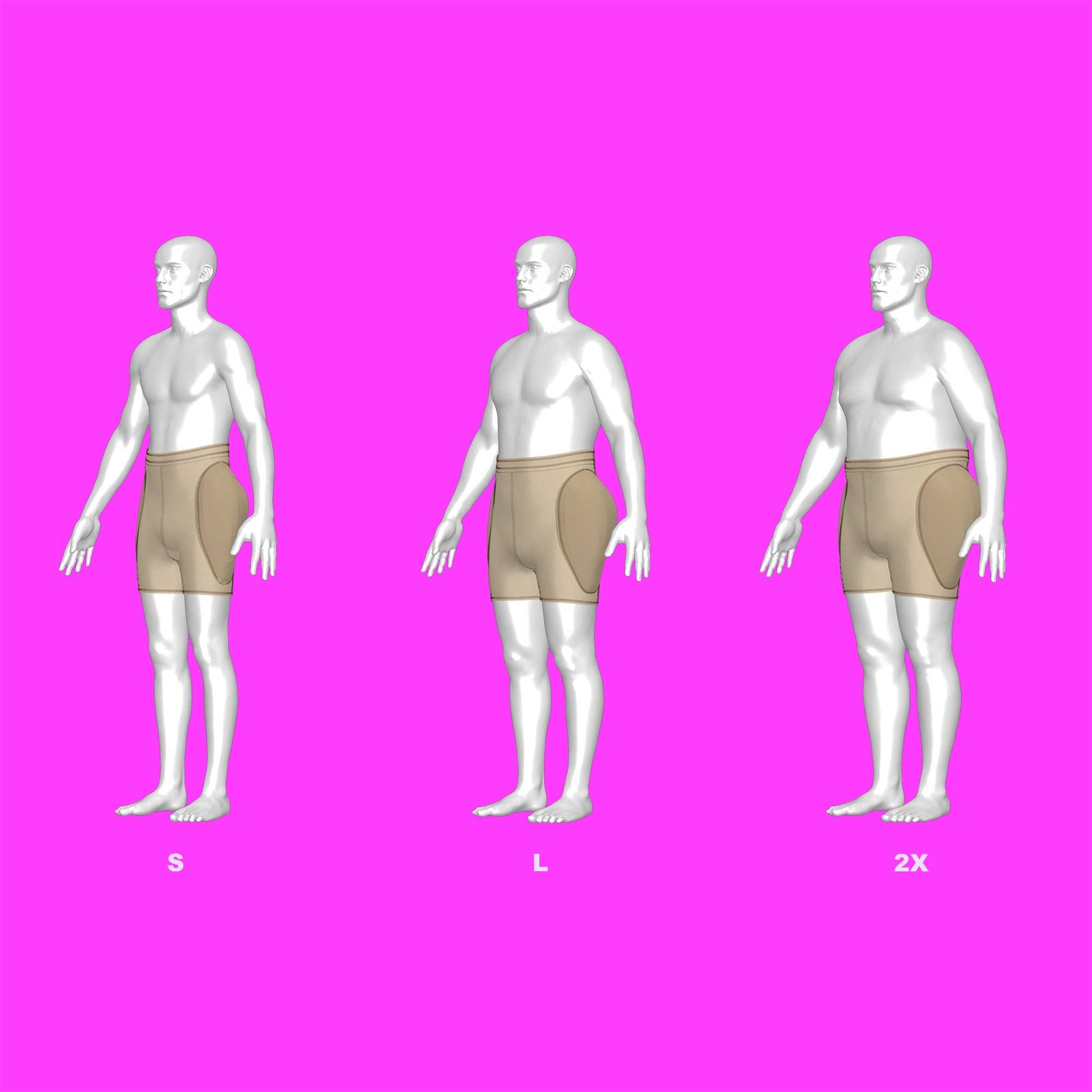 Hip Pads Undergarment Sewing Pattern (Sizes XS-2X) PDF – Katkow